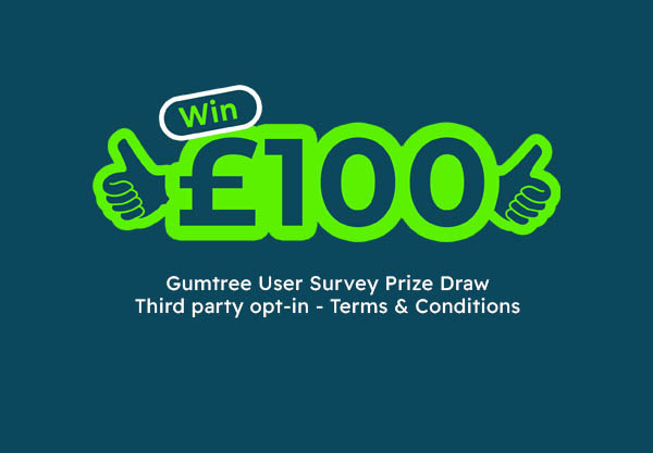 Gumtree User Monthly Survey Prize Draw 2026 – Terms - Gumtree Lifestyle